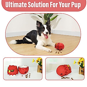 Indestructible Rubber Dog Chew Toy - Owl Shaped Indestructible Dog Toys for Aggressive Chewers, Super Chew Interactive Teething Toys for Puppies & Dogs, Heavy Duty Durable & Tough Chew Toys for Dog