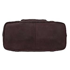 ANTONIO VALERIA Sage Blue Crazy Horse Leather Shoulder Bag for Women