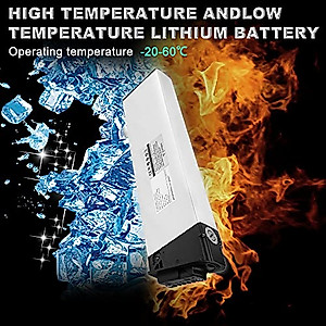 F-wheel Electric Bike Battery,Ebike Battery 48V,10Ah 480Wh Li-ion Ebike Conversion Kit with Battery, Electric Bike Motor Kit with Battery for Max 350W (Silver)