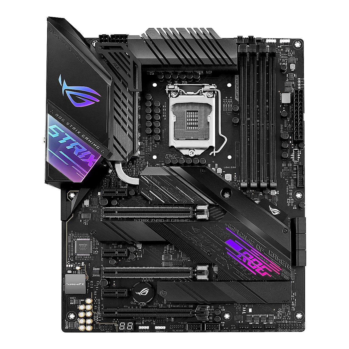 ASUS ROG Strix Z490-E Gaming Z490- WiFi 6, LGA 1200 (Intel 10th Gen) ATX Gaming Motherboard, 14+2 Power Stages, DDR4 4600, Intel 2.5 Gb Ethernet (Renewed)