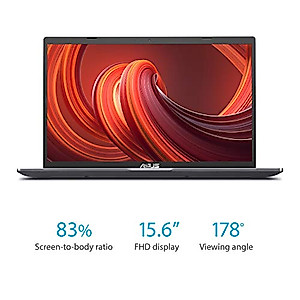 ASUS VivoBook 15 F515 Thin and Light Laptop, 15.6” FHD Display, Intel Core i3-1005G1 Processor, 4GB DDR4 RAM, 128GB PCIe SSD, Fingerprint Reader, Windows 10 Home in S Mode, Slate Grey, F515JA-AH31
