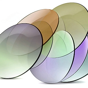 Yoela Triangle Thick Rimless Sunglasses Transparent One Piece Eyewear Colorful Glasses Party Favors