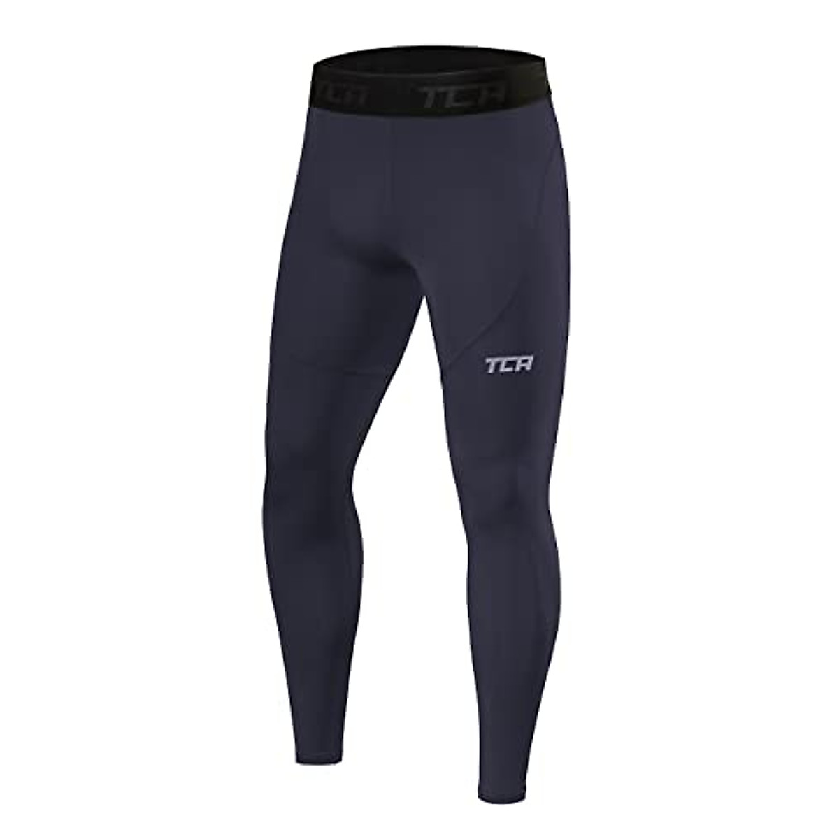 TCA Men's Pro Performance Compression Leggings Thermal Baselayer Tights - Graphite, Small