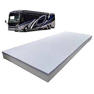 Foamma 10" x 30" x 80" Gel Memory Foam RV Bunk Mattress Replacement, Medium Firm, Pressure Relieving, Cooling Premium Comfort, USA Made, No Cover