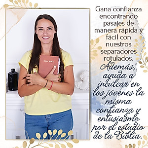 Spanish Bible Tabs for Journaling Bible - 90 Pieces Bible Dividers Tabs for Bible Chapters - Bible Study Supplies - Bible Accessories as Bible Journaling Supplies - Born2Calm