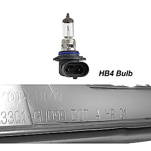 HH Building 2pcs Headlight Front Left Right Driver Passenger Side Clear Lens Chrome Housing LED Tube Projector Headlights 5_444-CDE00V2-LB-C A7799C0B3999C0B3903C_1999_2000_2001_2002_A18 GM2801186