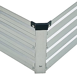 DIIYIV Galvanized Raised Garden Bed,Planter Raised Beds,Outdoor Garden Boxes,Large Metal Planter Box for Vegetables Flowers Herb,1 Pack 2pcs 8x4x1FT