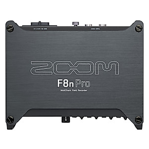 Zoom F8n Pro Professional Field Recorder/Mixer, Audio for Video, 32-bit/192 kHz Recording, 10 Channel Recorder, 8 XLR/TRS Inputs, Timecode, Ambisonics Mode, Battery Powered, Dual SD Card Slots