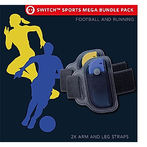 Numskull Nintendo Switch Sports Pack Mega Bundle - Designed For OLED Lite Console Users - Golf Clubs, Arm Bands, Rackets And More - Gamer Controller Accessory