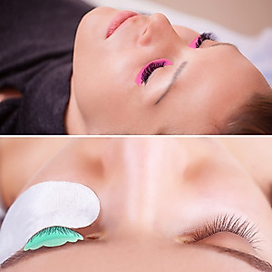 52 Pieces Silicone Eyelash Perming Tool Set Include 20 Pieces Silicone Eyelash Perming Curler, 10 Pieces Y Shape Eyelash Brush, Lift Tool Set,12 Pieces Eyelash Perming Pads