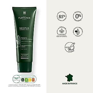 Rene Furterer NEOPUR Scalp Balancing Shampoo - For Dry Scalps Prone to Loose Dandruff - With Wild Ginger & Celery Seed - Dermatologist Tested - 5 fl. oz.