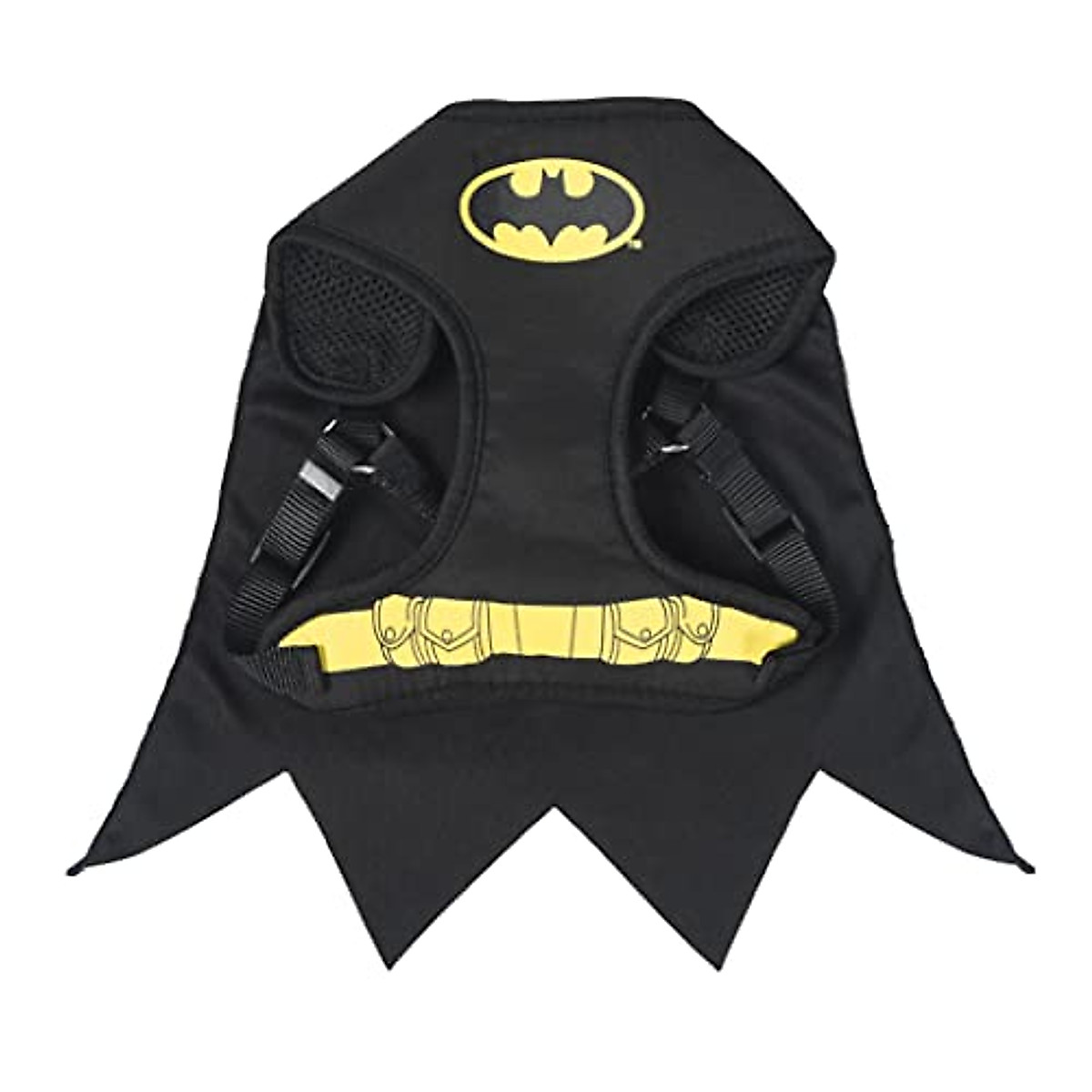 DC Comics for Pets Batman Dog Harness, Medium | Soft and Comfortable No Pull Harness for Dogs, Dog Batman Costume | Cute Dog Harness, Dog Halloween Costume, Batman Harness, Puppy Harness, Pet Harness