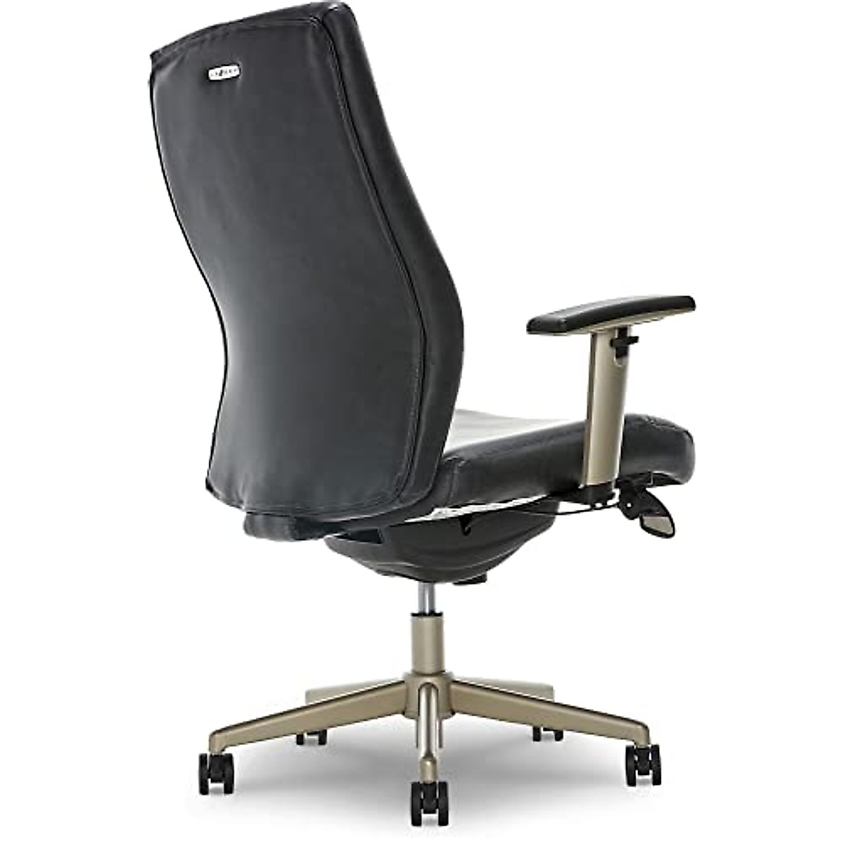 La-Z-Boy Baylor Modern Executive Office Chair, Adjustable Ergonomic Lumbar Support, Black