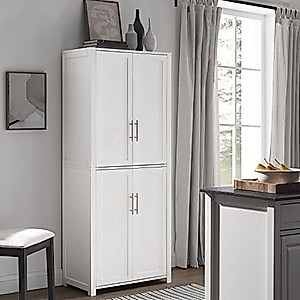 Crosley Furniture Savannah Tall Pantry, White