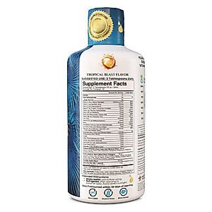 Premium Liquid Multivitamin for Men | Sugar Free Men’s Multi-Vitamin | 100+ Vitamins, Minerals & Amino Acids to Support Muscle, Heart, Brain Health & Energy | 98% Absorption Rate | Non-GMO | 32 Serv