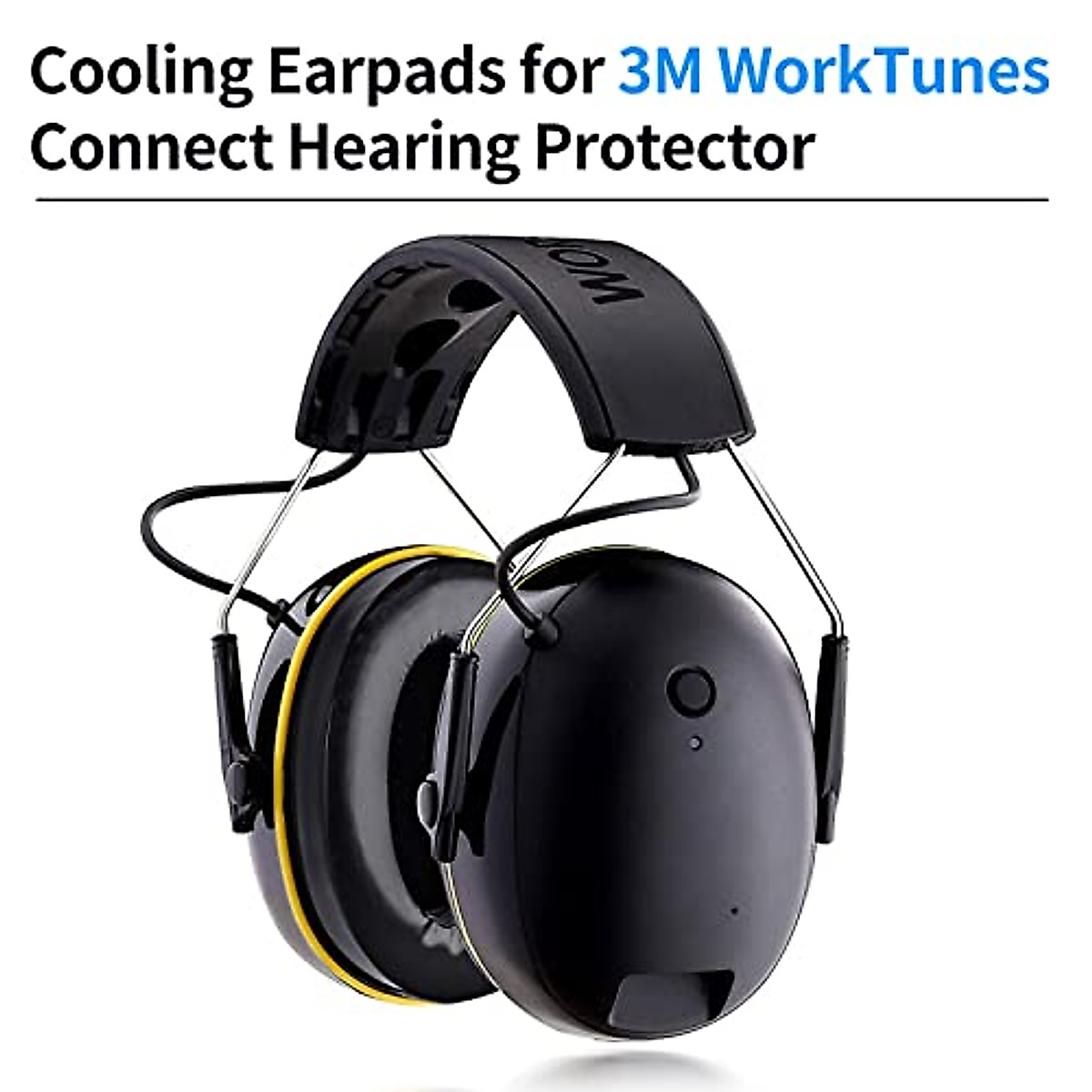 Ear Pads for 3M WorkTunes Connect Hearing Protector,1 Pair Ear Cushions Replacement (Cooling Gel)