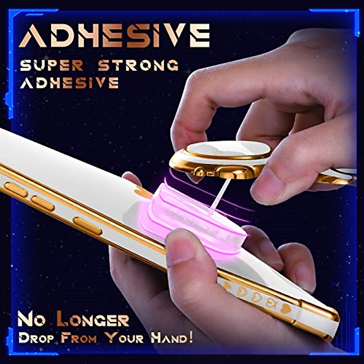 Coralogo for iPhone 13 Mini Case Astronaut Cute for Women Girls Girly Unique White Phone Cases with Astronaut Hidden Stand Kickstand 6D Design Cover for iPhone 13Mini 5.4 inch