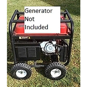 Predator 9000 8750 6500 WATT Generator Wheel KIT Fits Older and Newer Models Improved Mounting Plates.