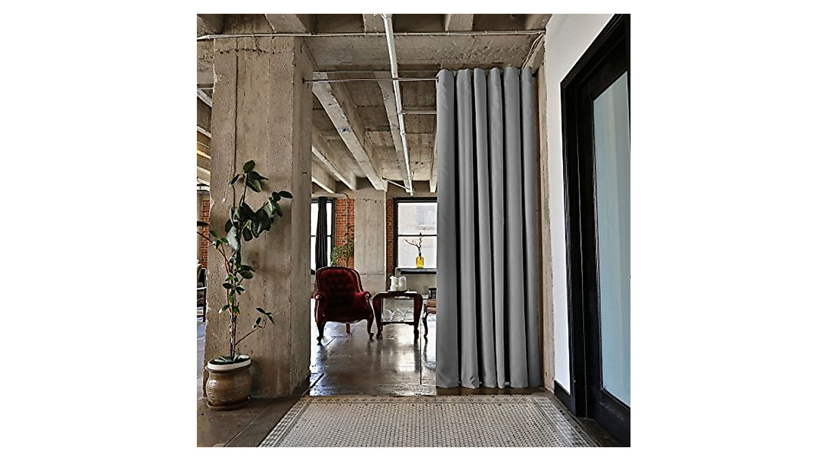 XX-Large Tension Rod Room Divider Kit - Easy Setup