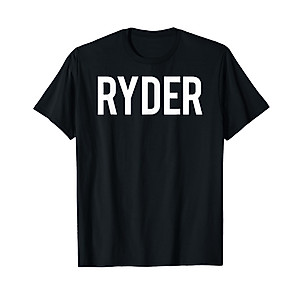 Ryder T Shirt - Cool new funny name fan cheap gift tee