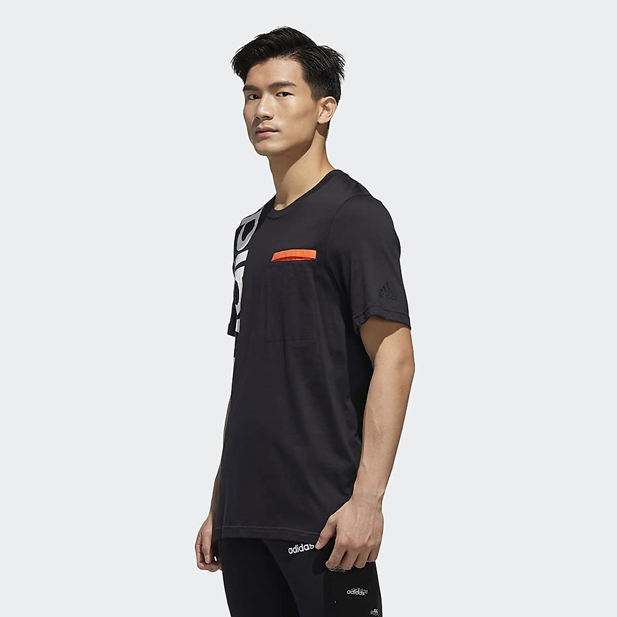 adidas mens New Authentic Tee Black X-Small