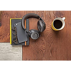 Plantronics Wireless Noise Cancelling Backbeat, Headphones, Black and Tan, Pro 2 (Renewed)