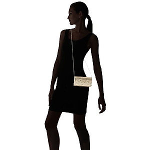 Jessica McClintock womens metal evening handbags, Light Gold, One Size US