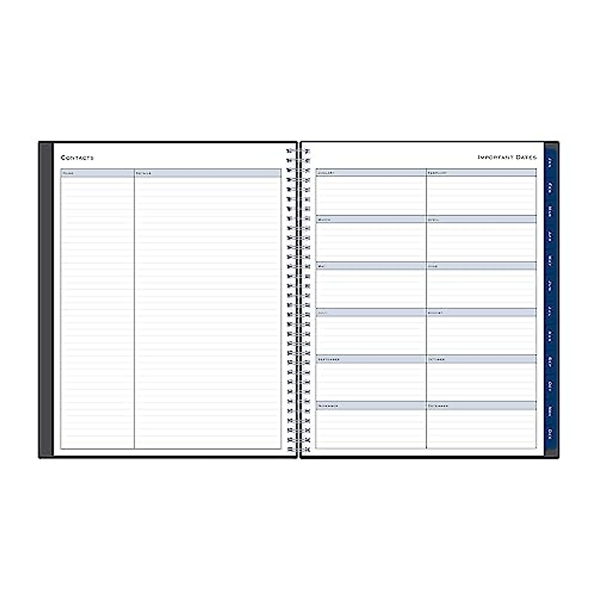 Blue Sky 2024 Weekly and Monthly Appointment Book and Planner, 8.5" x 11", Flexible Cover, Wirebound, Passages (100009-24)