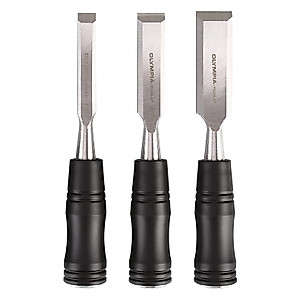 Olympia Tools Wood Chisels, Set of 3, 30-191, 3-piece