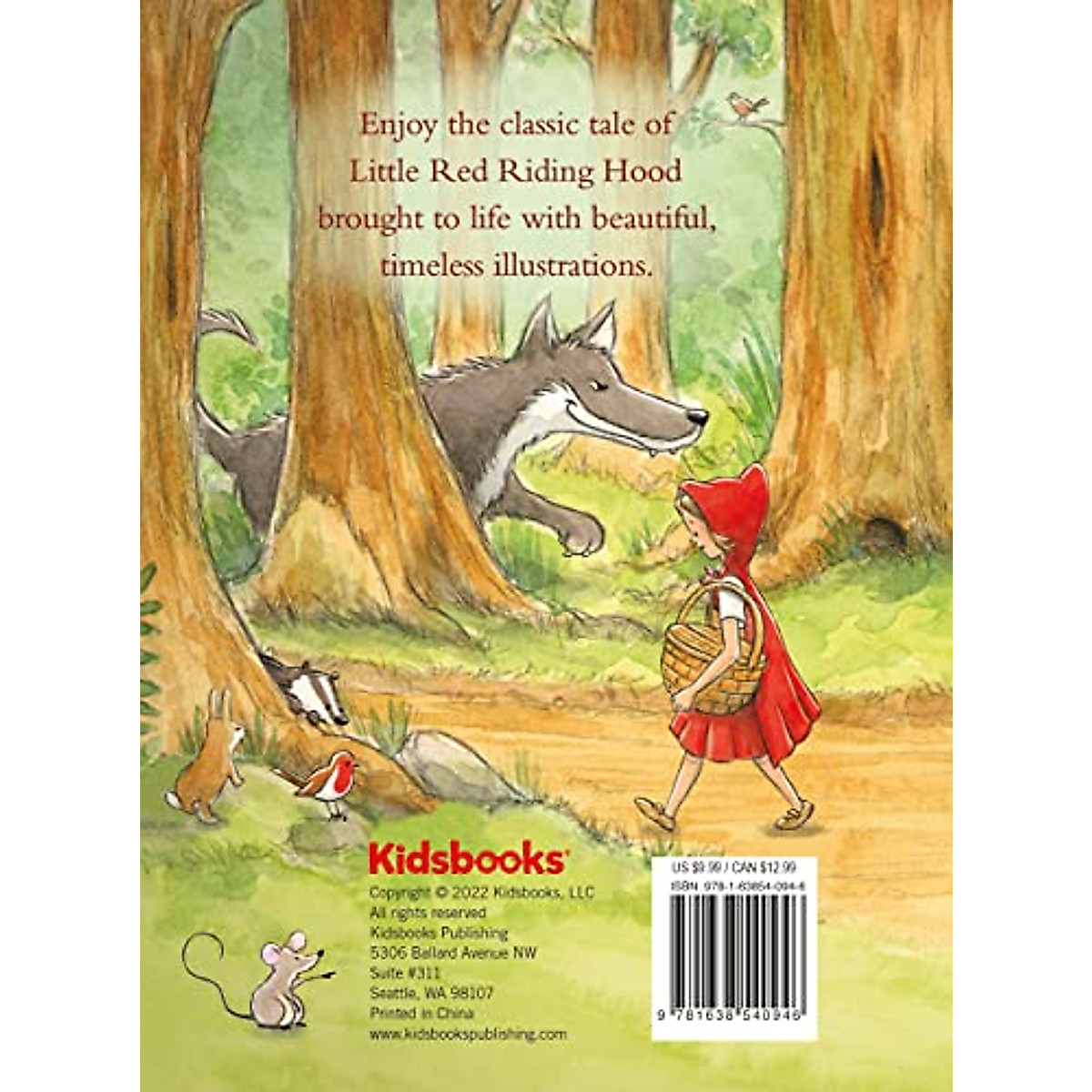My Favorite Fairy Tales: Little Red Riding Hood – Classic Fairy Tale Toddlers, Ages 2-4 – Part of the My Favorite Fairy Tales Series
