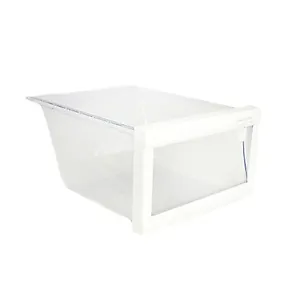 LG Electronics 3391JJ1038B Refrigerator Vegetable Crisper Drawer, Clear with White Trim