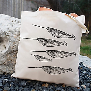 Pet Studio Art Narwhal Pod Tote Bag