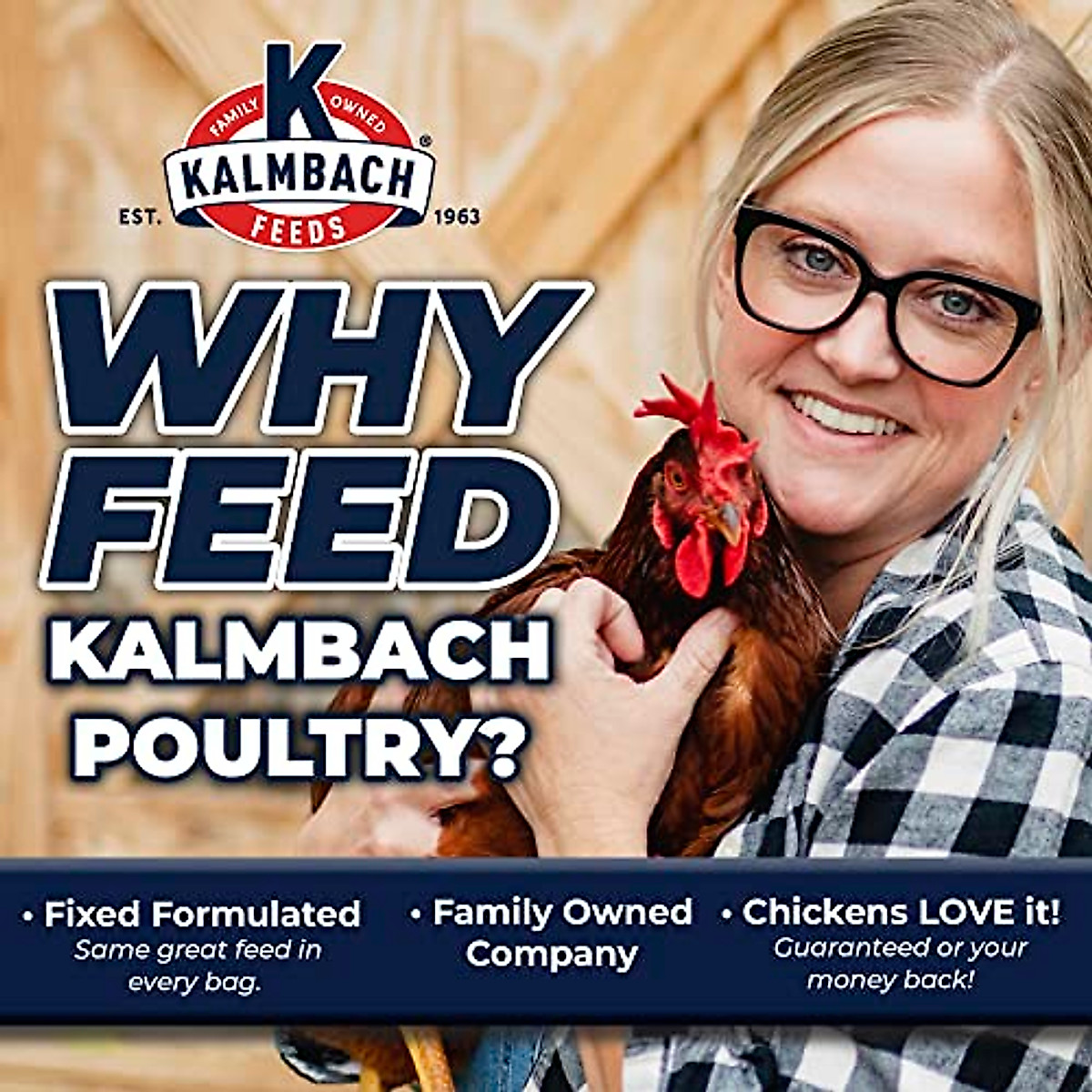 Kalmbach Feeds All Natural Poultry Block, 25 Lb