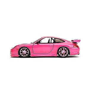 Pink Slips 1:24 Porsche 911 GT3RS Die-Cast Car, Toys for Kids and Adults(Pink)
