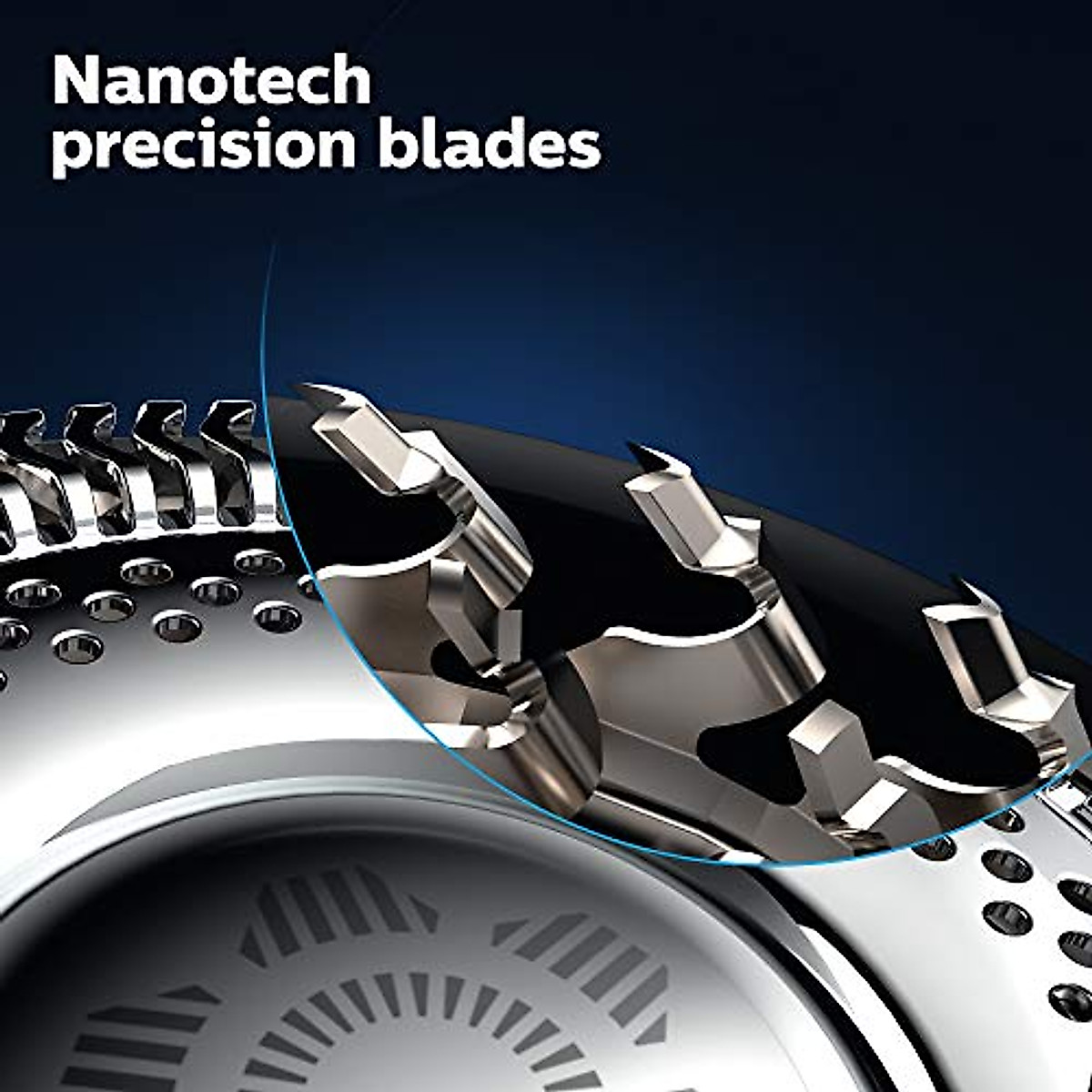 Philips Norelco Shaver 9000 Prestige, Rechargeable Wet or Dry Electric Shaver with Trimmer Attachment and Premium Case, SP9820/87