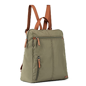 The Sak womens Esperato Recycled Nylon Backpack, Olive Ii, One Size US