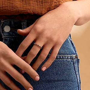 RS Pure by Ross-Simons 0.70 ct. t.w. London Blue Topaz and .30 ct. t.w. Sapphire Geometric Eternity Band. Size 6