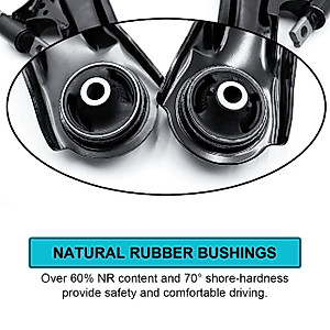 Front Lower Control Arms with Ball Joint Bushing 2pcs Compatible with 2008-2013 Nissan Rogue 2014-2015 Nissan Rogue Select RK621452 RK621453