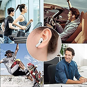 Bluetooth Wireless Noise Cancelling Earbuds | in-Ear Waterproof Headphones | with Portable Silicone Charging case Hi-Fi Stereo Microphone Wireless Earbuds for iPhone/Air pods Pro (Turquoise)