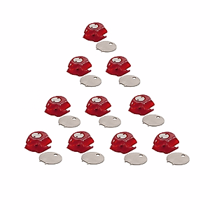 Teenidea Trigger Lock, Set of 10 Alike Gun Locks for red, Safety Universal Firearms Pistol Gun Locks Fit Most Handguns and Rifles