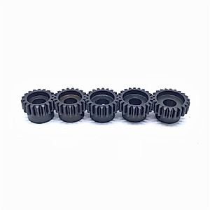 KingVal Replacement 5PCS M1 8mm 18T 19T 20T 21T 22T Steel Pinion Motor Gear Compatible with 1/5 RC Car Brushed Brushless Motor