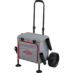Berkley Sportsman's Pro Cart, Portable Fishing Cart, Corrosion Resistant Aluminum Frame and Heavy Duty Outer Fabric, Easily Organize and Transport All Your Gear