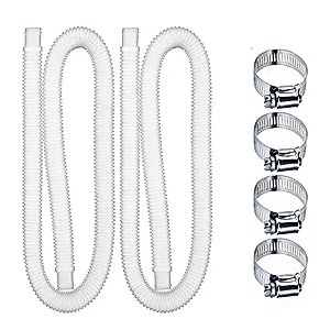 Swimming Pool Replacement Hose,1.25Inches Diameter Replacement Hose,Pool Filter Replacement Hose Compatible with filter Pump 330 GPH, 530 GPH, and 1000 GPH.(59in length)