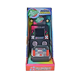 Tiny Arcade Boardwalk Arcade Dance Dance Revolution, Red, Miniature