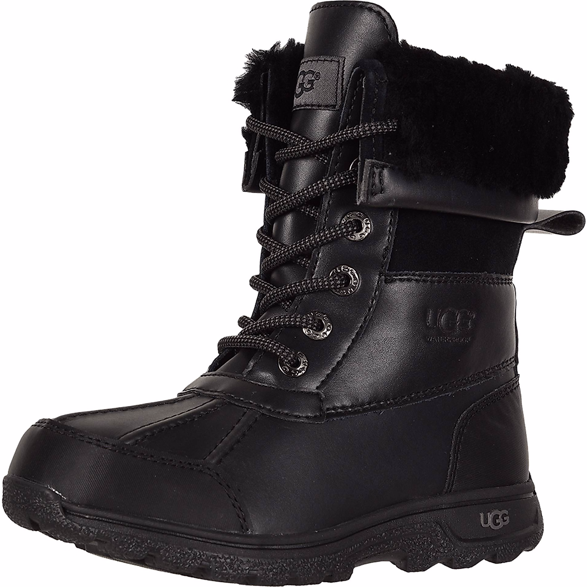 UGG Unisex-Child Butte Ii Cwr Boot, Black, 06