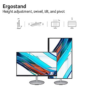 Acer CB322QK semipruzx 31.5" UHD 3840x2160 Professional Docking Monitor | Adaptive-Sync | Height Adjustable Stand with Swivel, Tilt & Pivot (USB Type-C, Display Port 1.2, HDMI 2.0, RJ-45 & USB Ports)