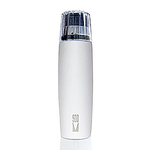 Simple Clean Stuff-V500-Stainless Steel Bottle, Triple Layer Insulate Vacuum Travel Thermos, w/Crystaline Cup-Perfect for Wine, Cocktails, Beverages like Tea/Coffee-Hot 18 hrs/Cold 48 hrs-500ml/16.9oz