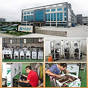 Kolice ETL commercial double square pans fried ice cream machine, frozen yogurt cubes making machine, roll ice cream machine with 10 pcs of refrigerated buckets, 21x21 inches big pan. Auto defrost