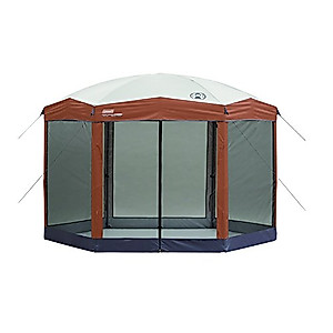 Coleman Back Home Screened Canopy Tent with Instant Setup, Screenhouse Outdoor Canopy and Sun Shade with 1 Minute Set Up