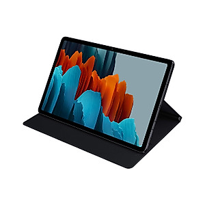 SAMSUNG Galaxy Tab S7 Book Cover, Protective Tablet Case w/ 2 Viewing Angles, Magnetic Design, S Pen Holder, Slim, Lightweight, US Version, Mystic Black